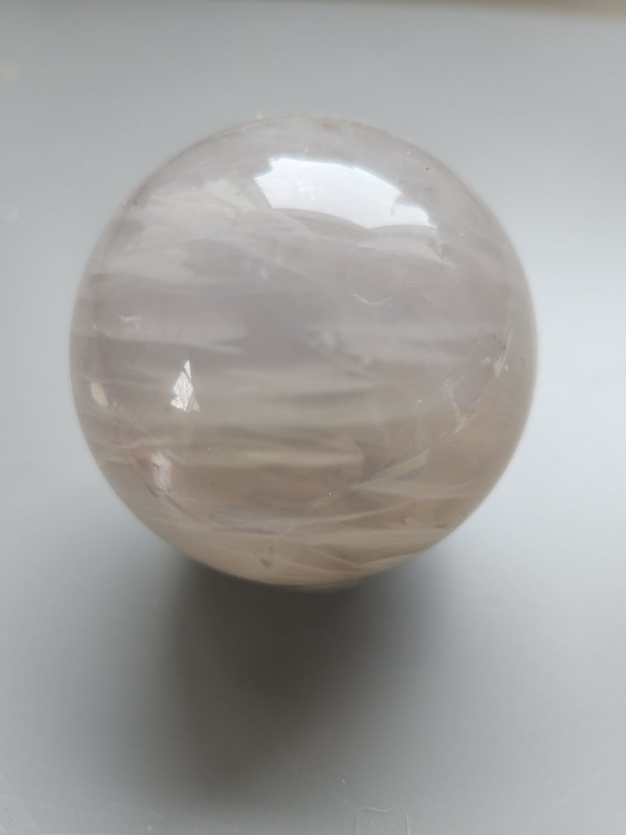 Blue Rose Quartz Sphere – Art Arrows